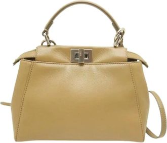 Fendi Sac &agrave; main vintage doccasion - Femme - Pre-owned - Beige - Taille: ONE Size