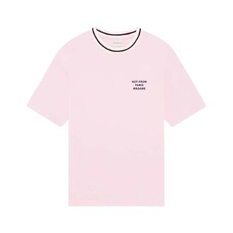 Dr&ocirc;le de Monsieur T-Shirt Slogan Sport - - Tops - Herren - Rosa - M