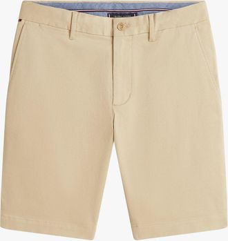 Tommy Hilfiger Bermuda chino &agrave; logo en coton m&eacute;lang&eacute;