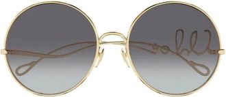 Chlo&eacute; Lunettes de soleil rondes - unisex - Accessoires - Jaune - Taille: 60 MM