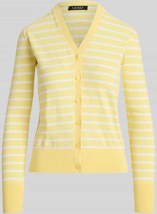 Lauren Ralph Lauren Regular Fit Strickjacke aus reiner Baumwolle