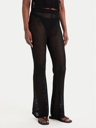 Guess Stoffhose E6GB05 Z5632 Schwarz Regular Fit