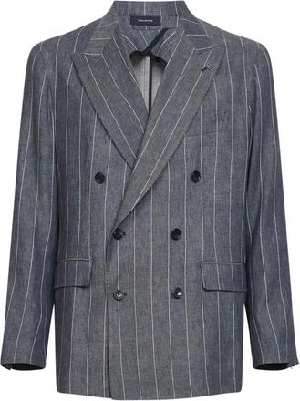 Tagliatore Homme, Vestes, Bleu, Taille: 2XL Blazer Crois&eacute;