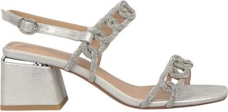 Alma En Pena Alma EN Pena, Femme, Chaussures, Gris, Taille: 39 EU Sandale &agrave; brides doubles et talon moyen