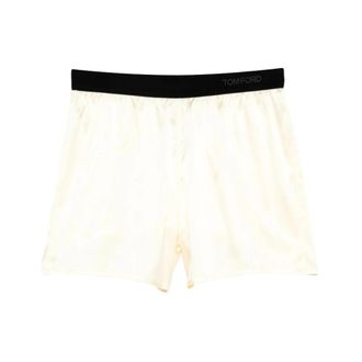 Tom Ford Pajama-Shorts mit elastischem Bund - - Underwear - Damen - Gelb - XS