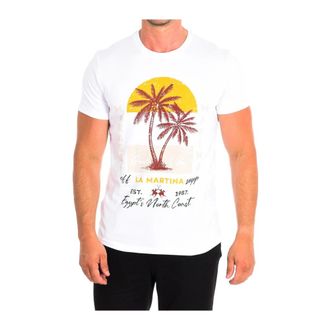 La Martina Kurz&auml;rmeliges T-Shirt - - Tops - Herren - Wei&szlig; - 3XL
