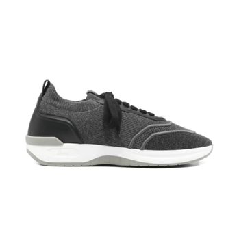 Brioni Panelled Lace-Up Sneakers - - Shoes - Herren - Grau - 44 1/2 EU