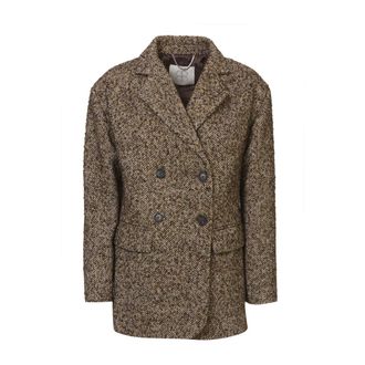 True Royal Femme, Vestes, Multicolore, Taille: 42 FR Vittoria Veste Crois&eacute;e en Tweed