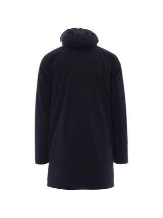 Herno Drawstring Hood Down Jacket - Navy