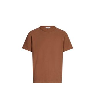 Selected T-shirt col rond en coton organique