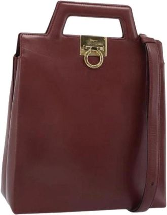 Ferragamo Sac &agrave; main Pre-owned - Femme - Pre-owned - Rouge - Taille: ONE Size