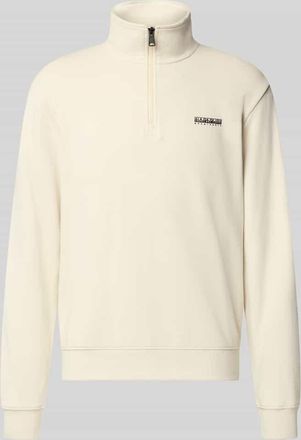 Napapijri Relaxed Fit Sweatshirt aus elastischem Baumwoll-Mix
