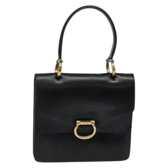 Celine Pre-owned Gancini Handtasche - - Pre-owned - Damen - Schwarzk - ONE SIZE