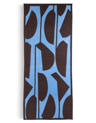 OPUS Damen Tuch | ADONNA vielseitiges Plissee Halstuch im Retrodesign water blue, 0