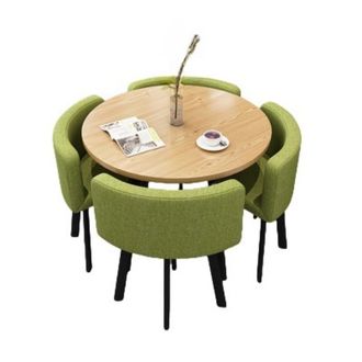 Generic Konferenztisch-Set, 4 St&uuml;hle mit Tisch, K&uuml;chentisch mit 4 St&uuml;hlen, platzsparender Empfangstresen, Fr&uuml;hst&uuml;cksbartisch, Lounge- und Besprechungsm&ouml;bel, 3