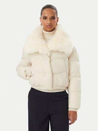 Rinascimento Rinascimento Winterjacke CFC0127039003 Creme Regular Fit