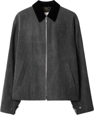 Burberry Jacke aus Canvas - Schwarz