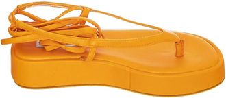Steve Madden Femme, Chaussures, Orange, Taille: 36 EU Sandales Plates