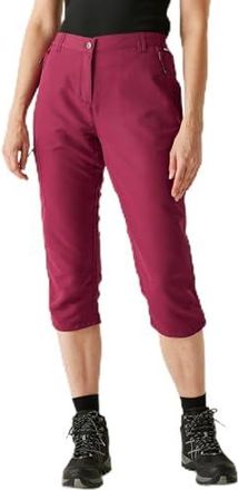 Regatta Pantalon 3/4 Chaska Capri III pour femme, Beaujolais, 38 Taille courte