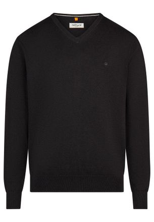 Redmond V-Ausschnitt-Pullover Basic (1-tlg) Pullover - Baumwolle - Atmungsaktiv - Weicher Feinstrick
