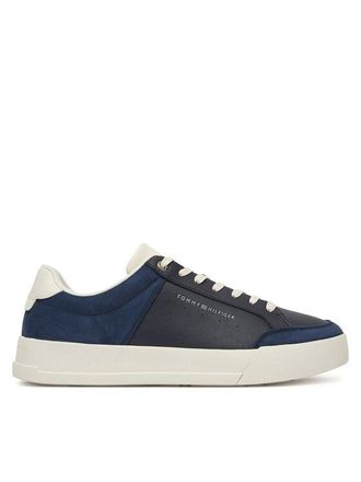 Tommy Hilfiger Sneakers Court Mix Lnubuck FM0FM05410 Dunkelblau