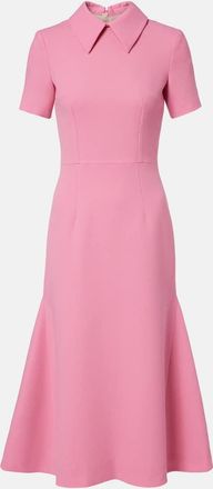 Emilia Wickstead Robe midi Eman en cr&ecirc;pe de laine