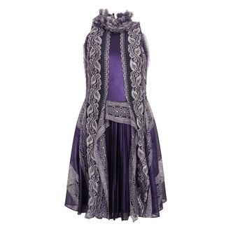 Alberta Ferretti Robe longue sans manches - Femme - Robes - Multicolore - Taille: 36 FR