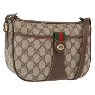 Gucci Sac bandouli&egrave;re en plastique Pre-owned - Femme - Pre-owned - Beige - Taille: ONE Size