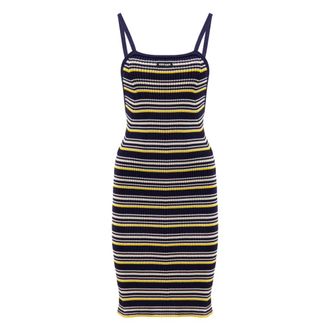 Miu Miu Gestreiftes Strickkleid - - Dresses - Damen - Blau - M