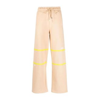 GCDS Braune Logo Sweatpants Activewear Casual Stil - - Trousers - Damen - Braun - XS