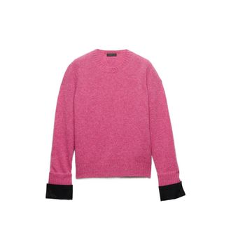 Prada Shetland Wool Crew-neck Sweater