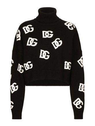 Dolce & Gabbana Pull Col Rond - Noir