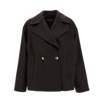 Max Mara Caban Double-Boutonnage - Femme - Manteaux - Brun - Taille: 38 FR