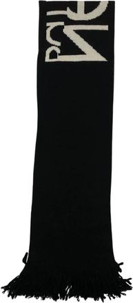 Neil Barrett Homme, Accessoires, Noir, Taille: ONE Size Knitted Scarf