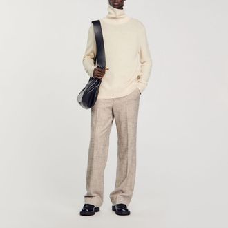 Sandro Rollkragenpullover aus Wolle & Kaschmir