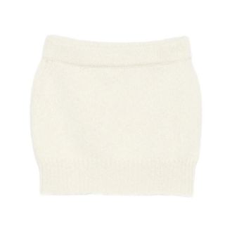 Malo Rippstrickrock - - Skirts - Damen - Wei&szlig; - 2XS