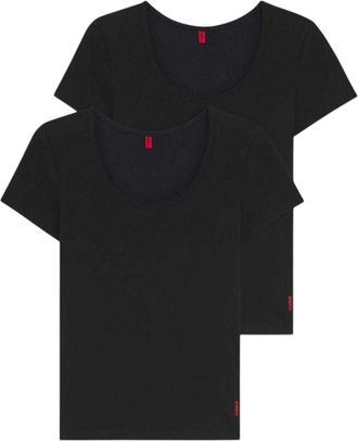 HUGO BOSS Hugo - T-Shirt f&uuml;r Damen (2er-Pack) (Schwarz)