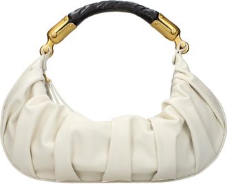 Balmain Sacs &agrave; main Femme Cuir Beige/Cr&egrave;me