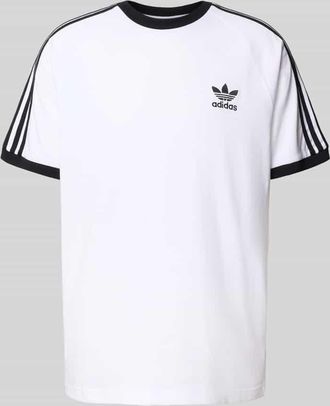 adidas Originals T-Shirt mit Label-Stitching und Rundhalsausschnitt
