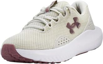 Under Armour UA W Charged Surge 4 Chaussure de Course pour Femme, Blanc cassé Rose, 38 EU