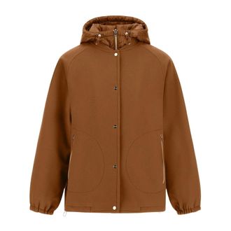 Herno Veste oversize &agrave; empi&egrave;cements - Femme - Vestes - Brun - Taille: 38 FR