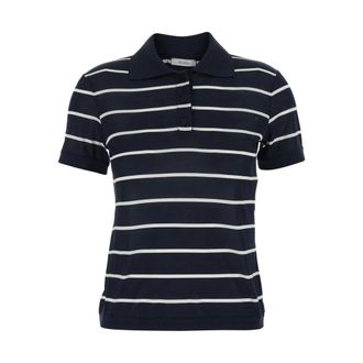 Max Mara Seiden-Polohemd - - Tops - Damen - Schwarzk - S