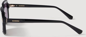Sandro Lunettes de soleil &agrave; branches fines