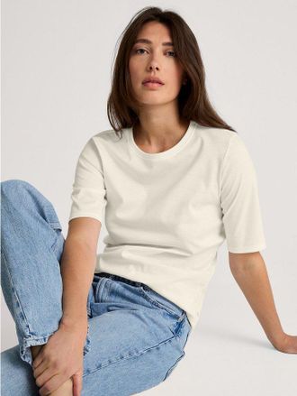 CALIDA Kurzarmshirt Favourites Beach Damen (1-tlg) aus Baumwolle, weich und pflegeleicht, lockere Passform
