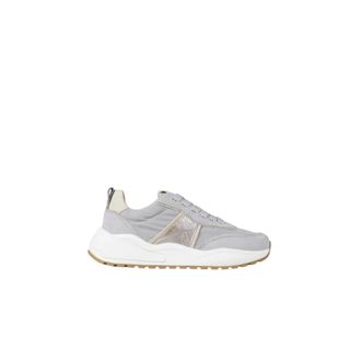 Alexander Smith Blaze Donna aus Nylon Avio und Details in Silberlaminat - - Shoes - Damen - Blau - 38 EU