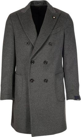 Lardini Homme, Manteaux, Gris, Taille: L Cappotto doppiopetto