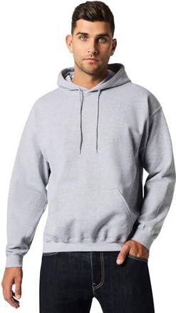 Gildan Sweat-shirt en Polaire, à Capuche, Style G18500 Homme, Sport Grey, XXL, (Lot de 1)