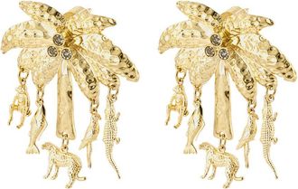 Jacquemus Womens Les Boucles Palmier - Jacquemus Metal Gold Jewelry-Watches Earrings