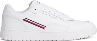 Tommy Hilfiger Allrounder Sneaker aus Leder mit Streifen-Akzent in
