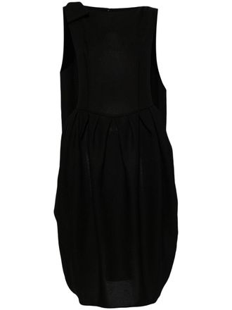 Maison Margiela &Auml;rmelloses Seidenkleid - Schwarz
